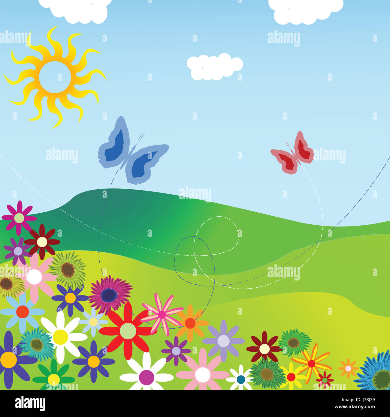 leaf art model design project concept plan draft garden graphic bloom ...