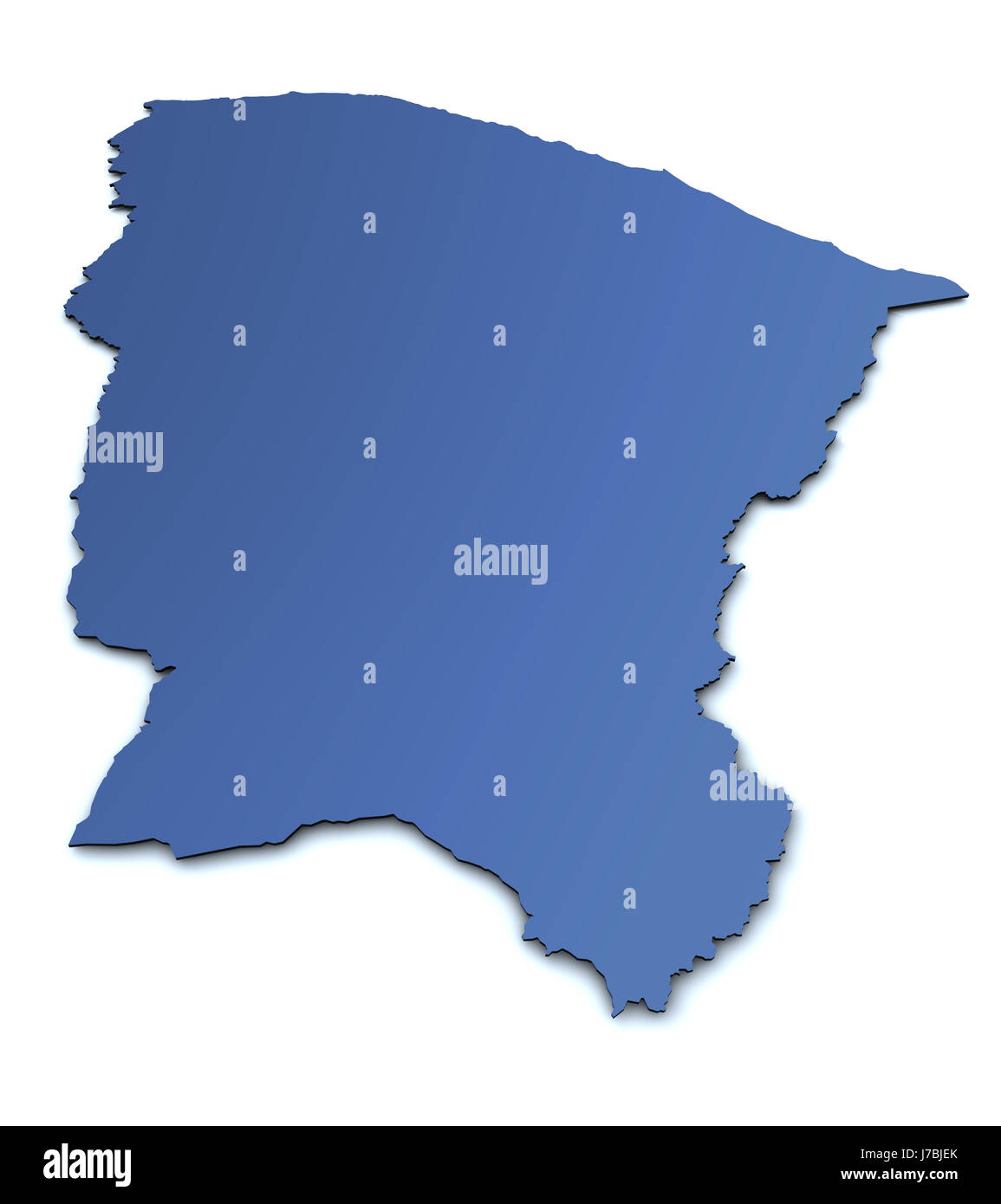 map of brazil ceara Stock Photo - Alamy