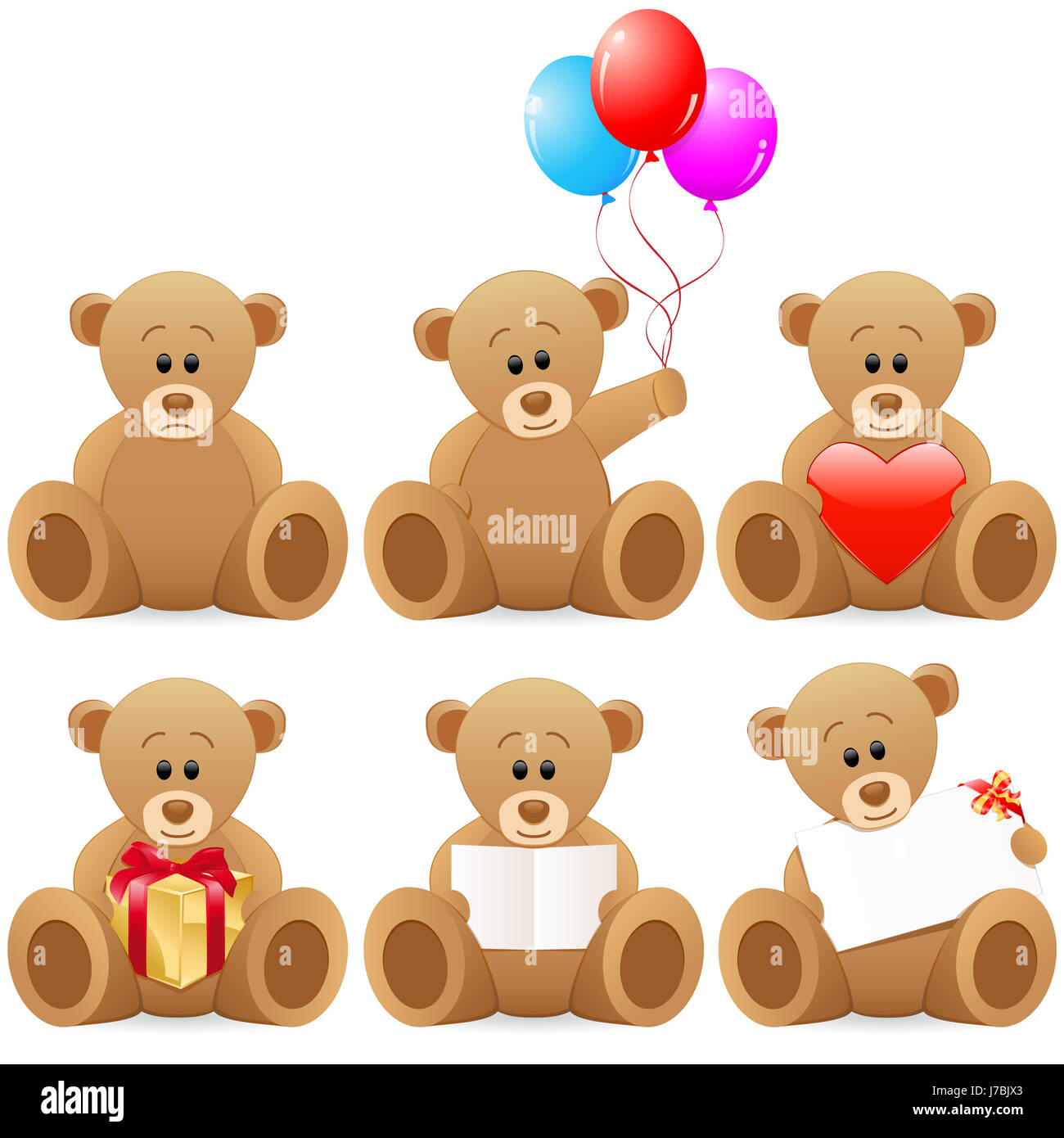 Teddy bears set hi-res stock photography and images - Alamy