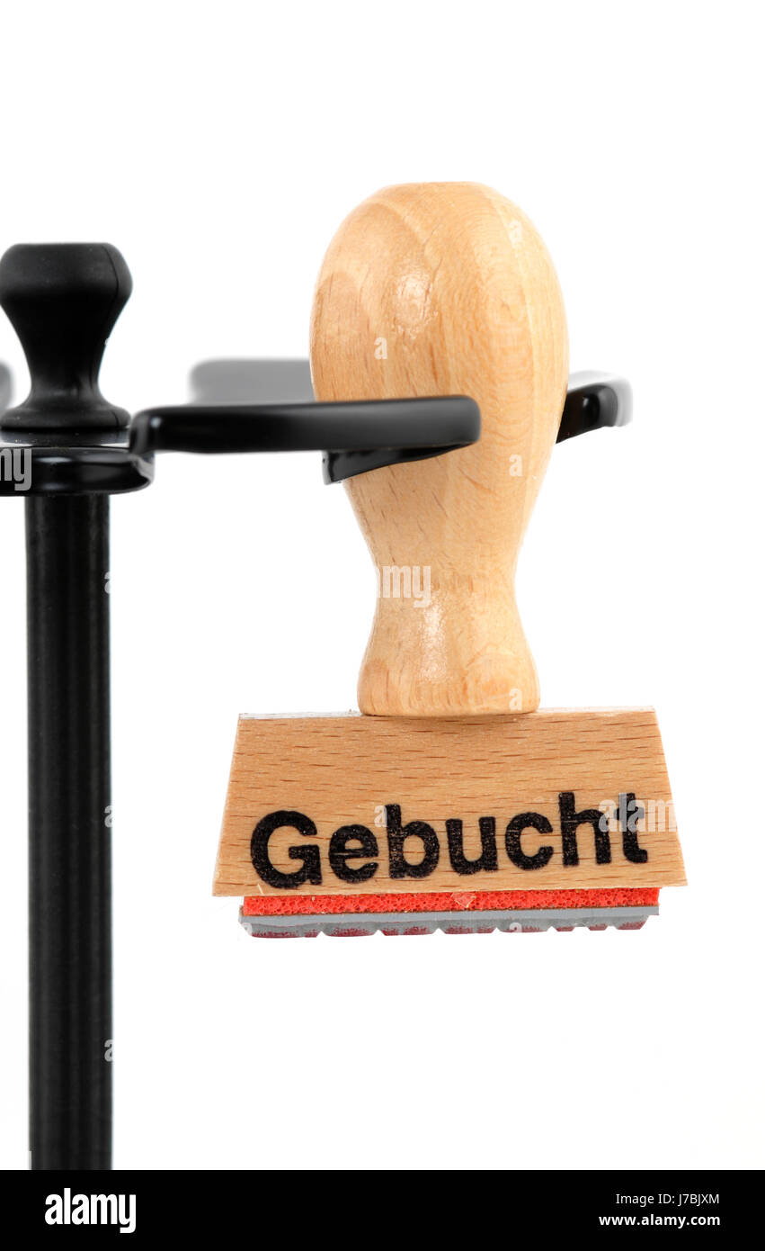 Bookkeeping stamp Cut Out Stock Images & Pictures - Alamy