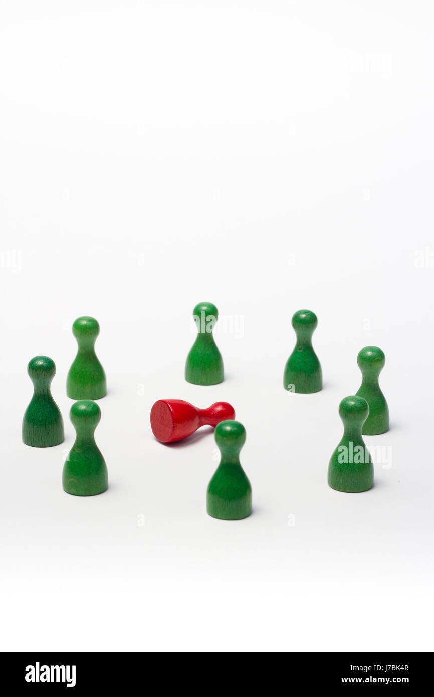 pawns of different colors Stock Photo - Alamy