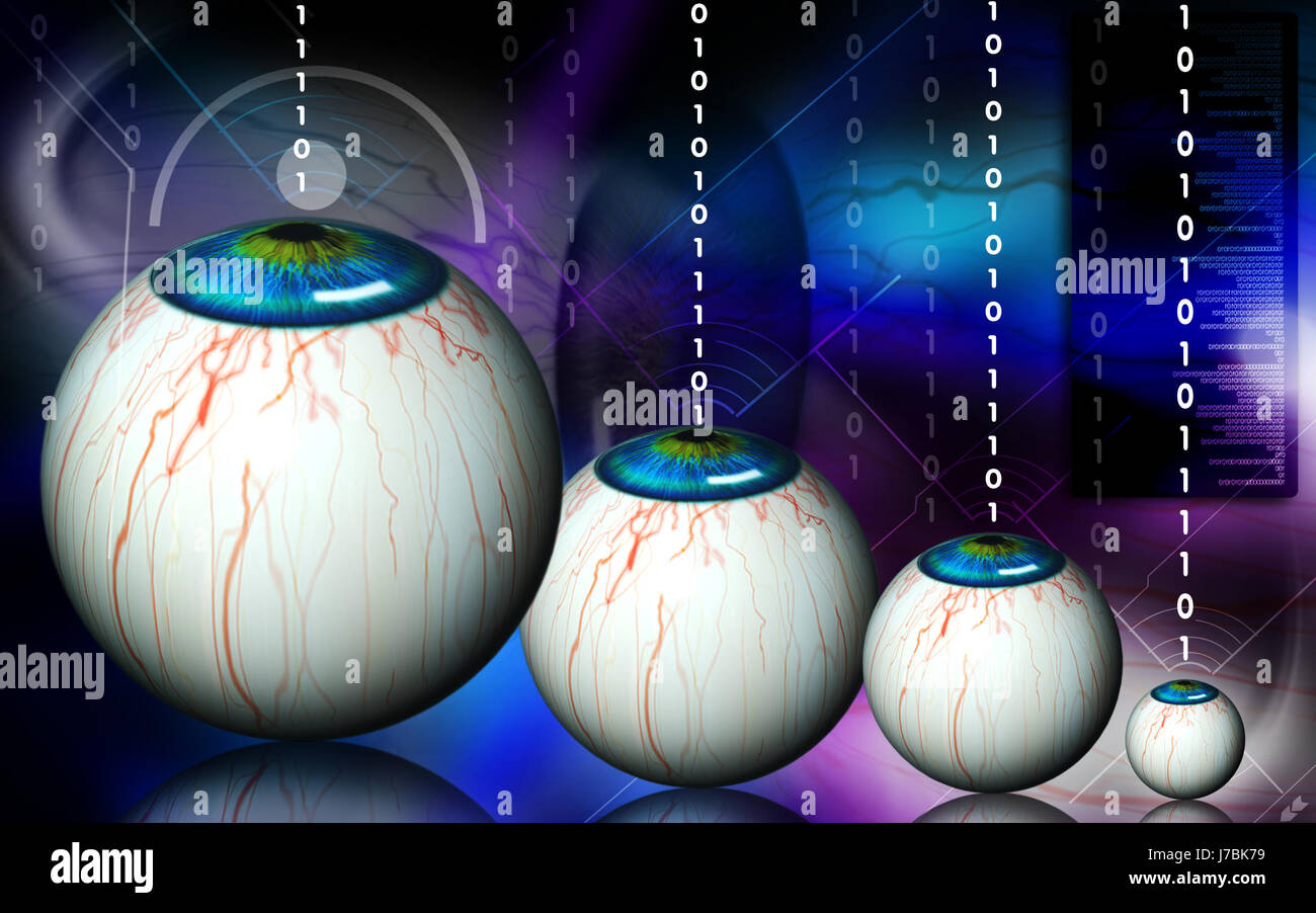 blue education graphics colour science eye organ three-dimensional ...