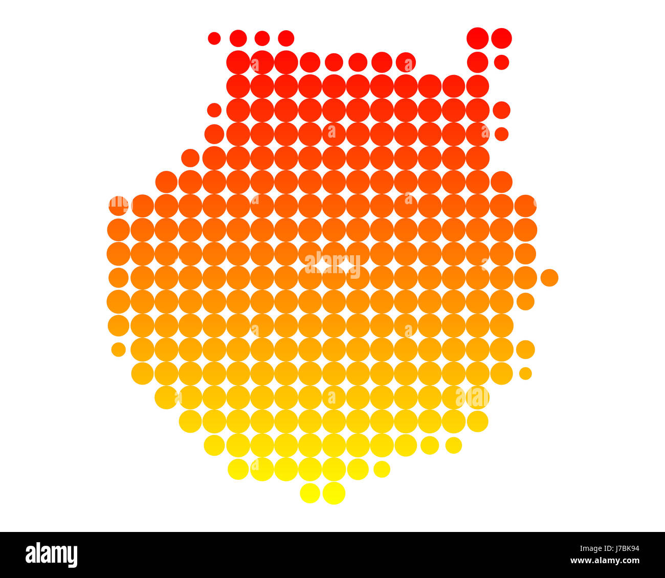 circle card dot orange atlas map of the world map spain illustration ...