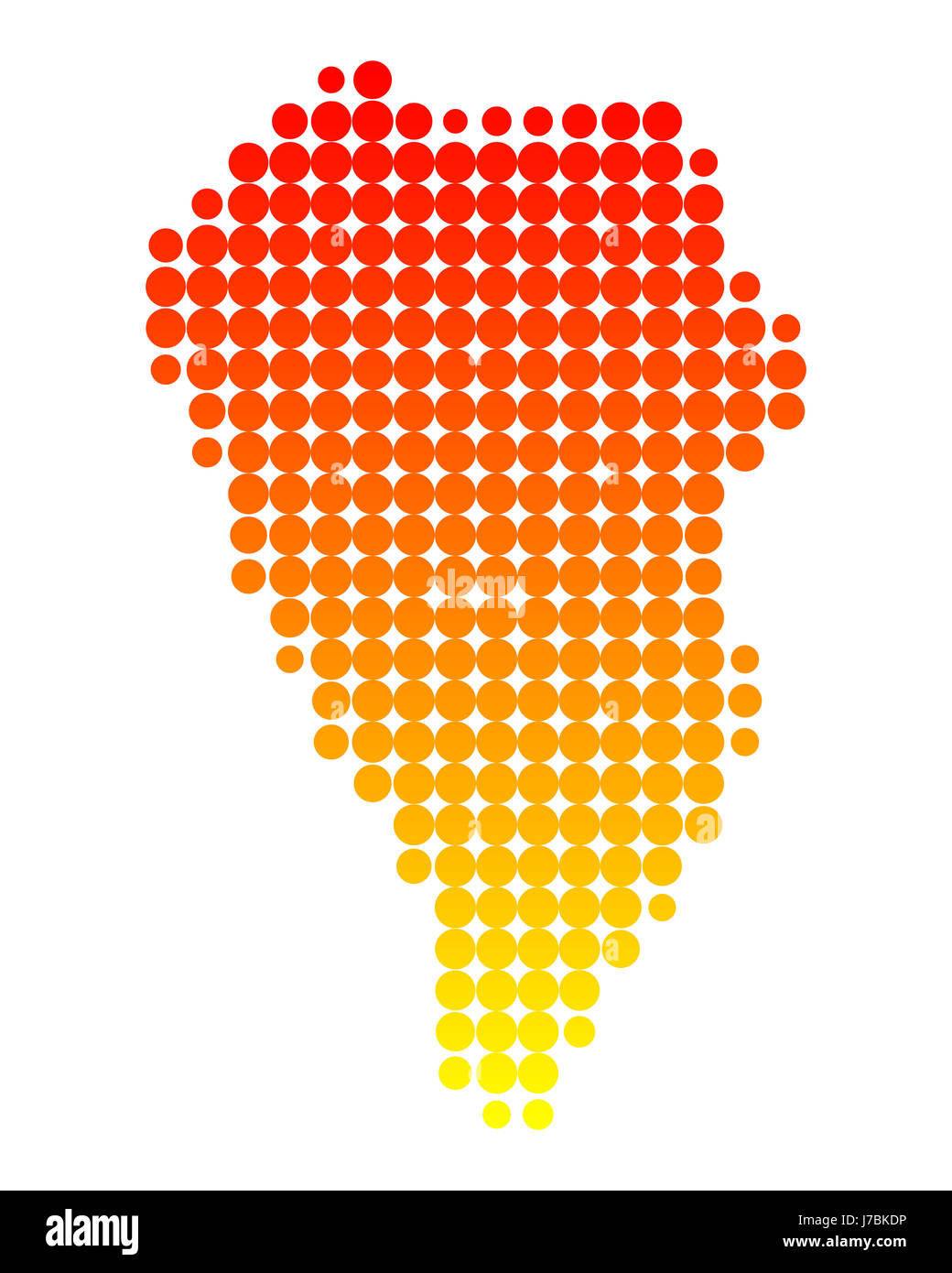 circle card dot orange geography complete perfect atlas map of the ...