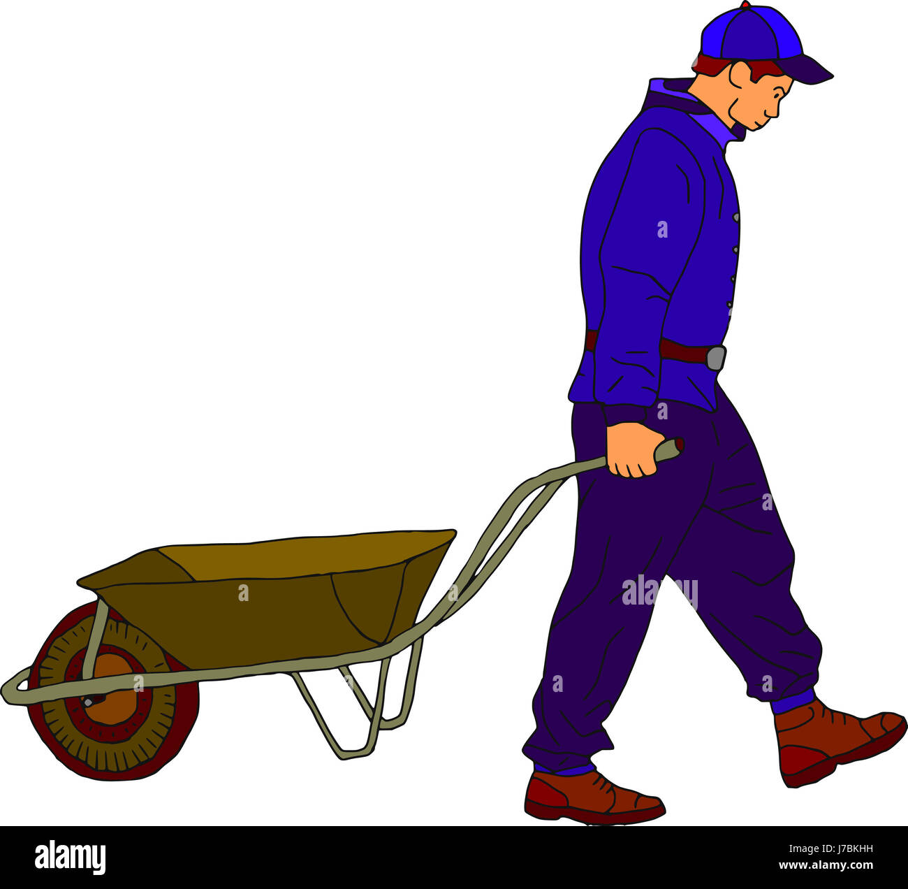 isolated illustration draw cartoon humans human beings people folk ...