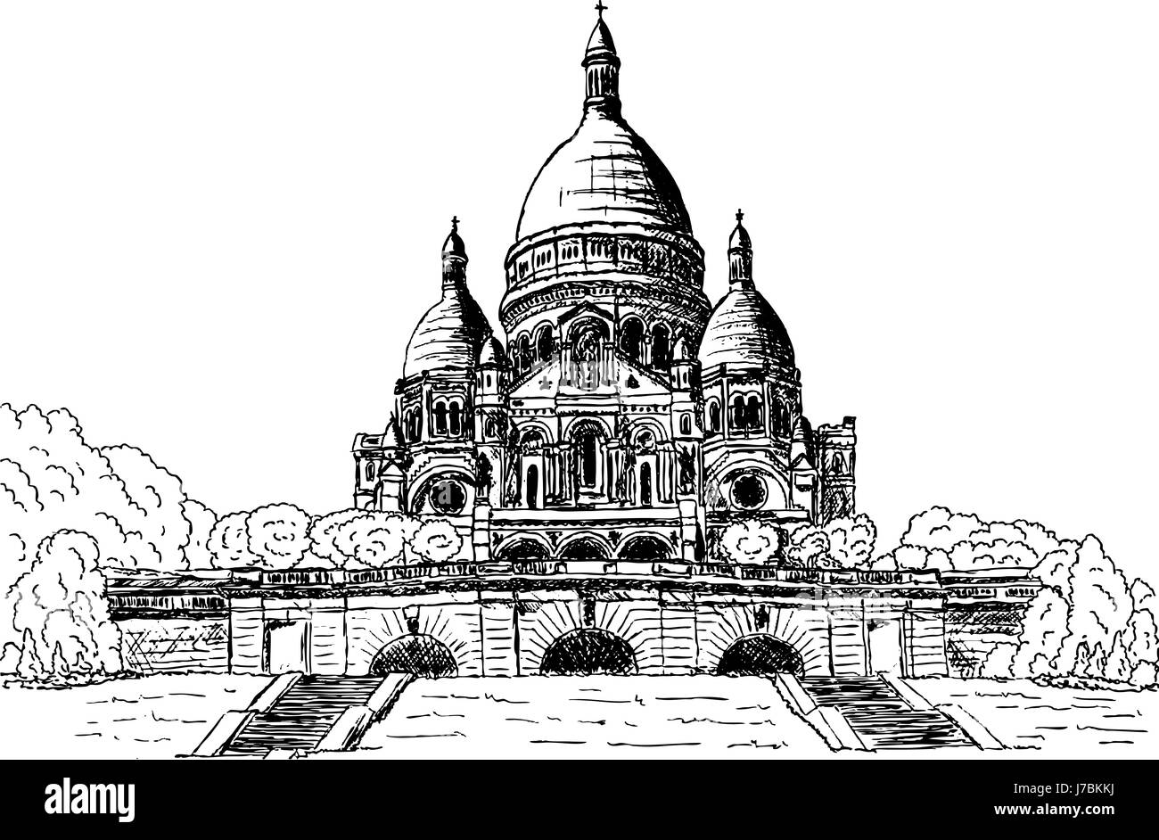 isolated illustration draw cartoon religion church temple monument art ...