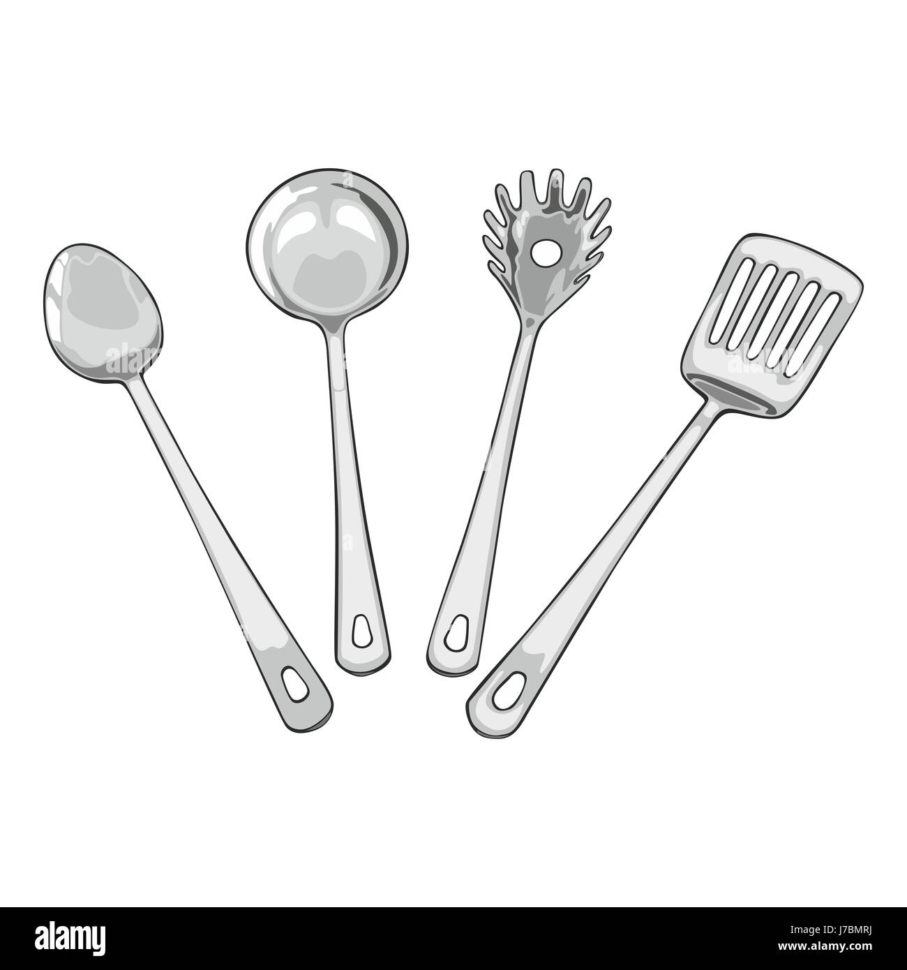 tools isolated illustration boil cooks boiling cooking vector close ...