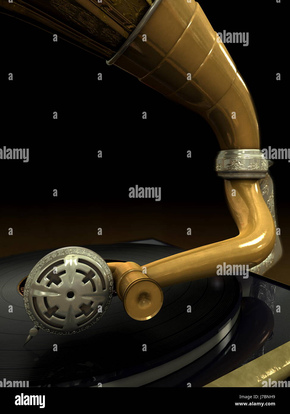 Nostalgic rendering record player hi-res stock photography and images ...