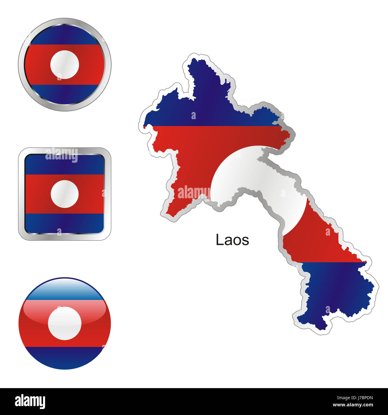 asia illustration flag button travel colour emblem asia illustration ...