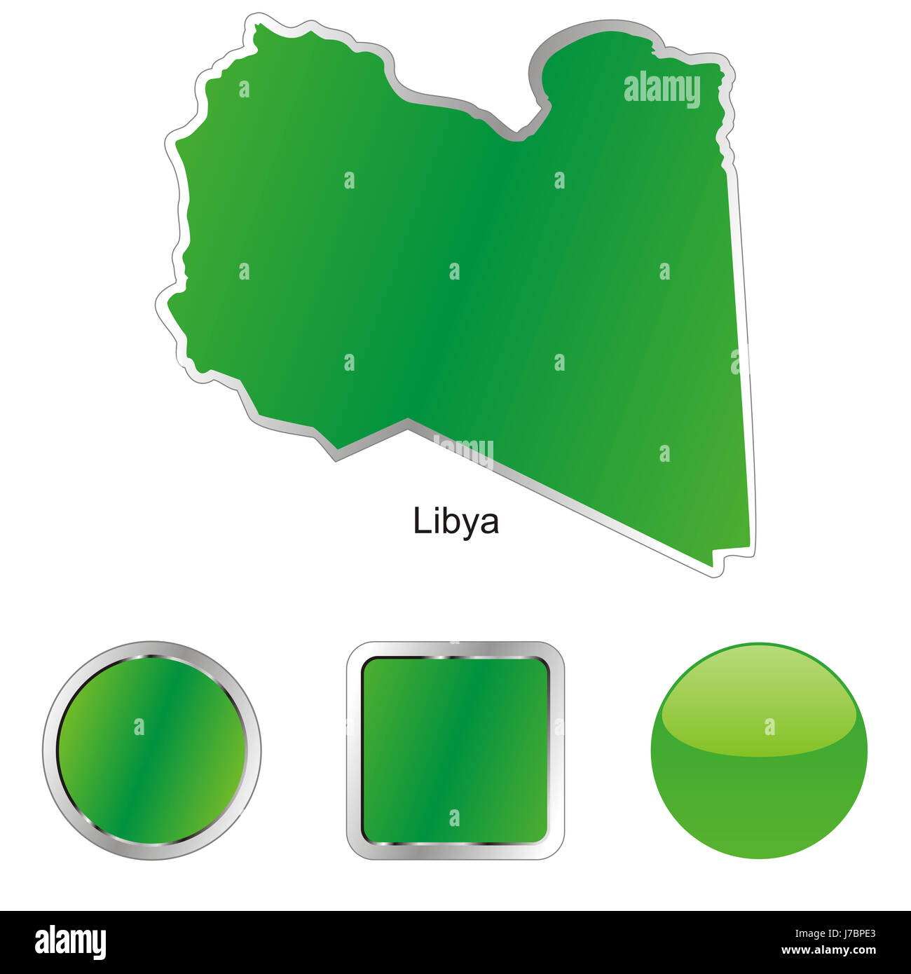 africa libya illustration flag button travel colour emblem africa libya ...