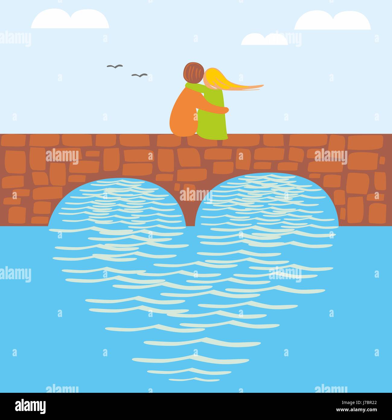 bridge romantic love in love fell in love valentine young younger ...