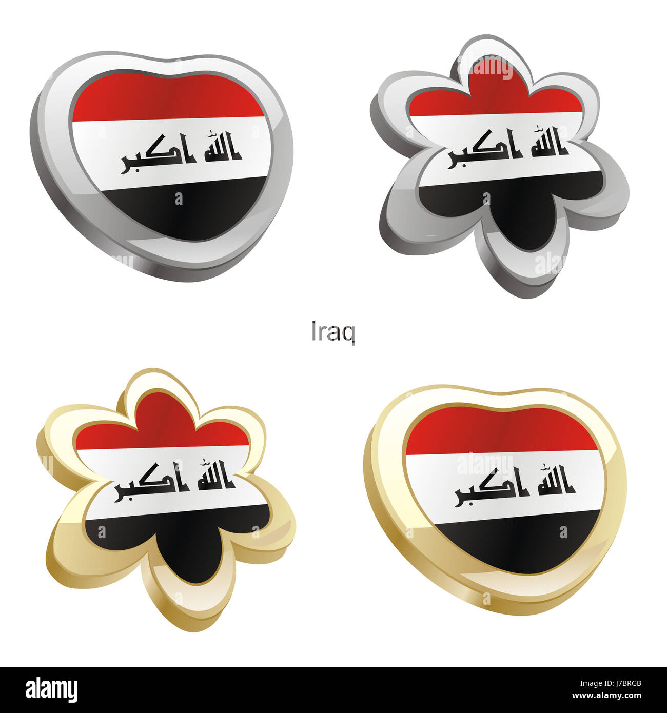flower plant illustration flag iraq heart travel colour emblem flower ...