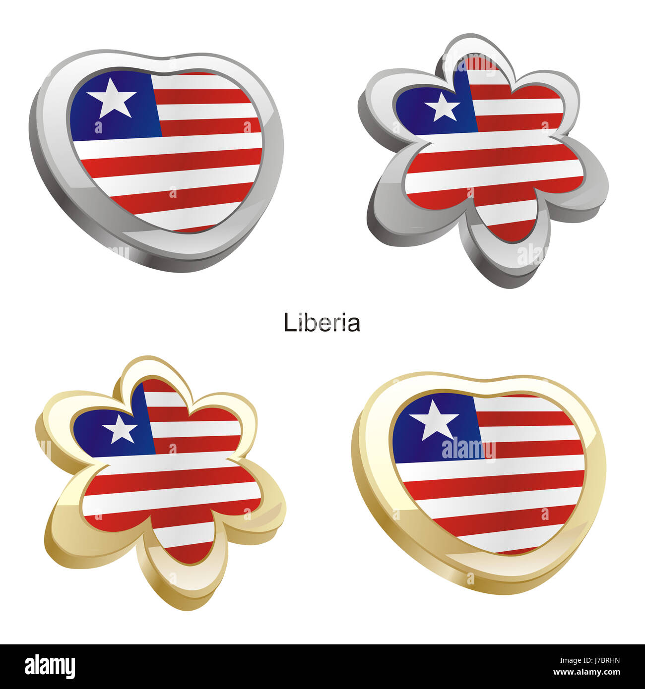 Liberia map vector High Resolution Stock Photography and Images - Alamy
