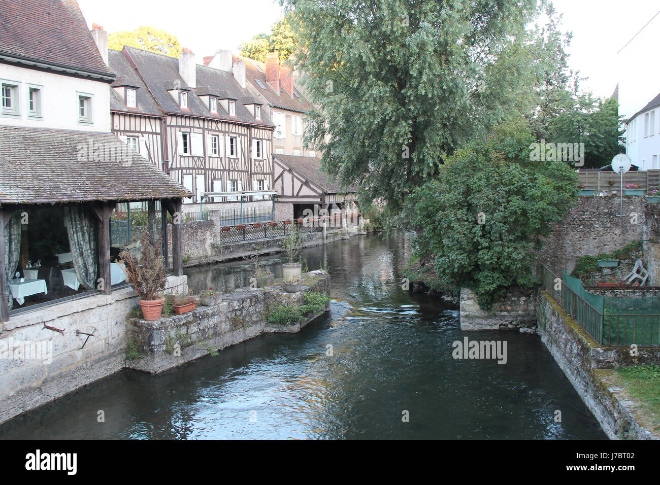 The river Eure in Chartres (France Stock Photo - Alamy