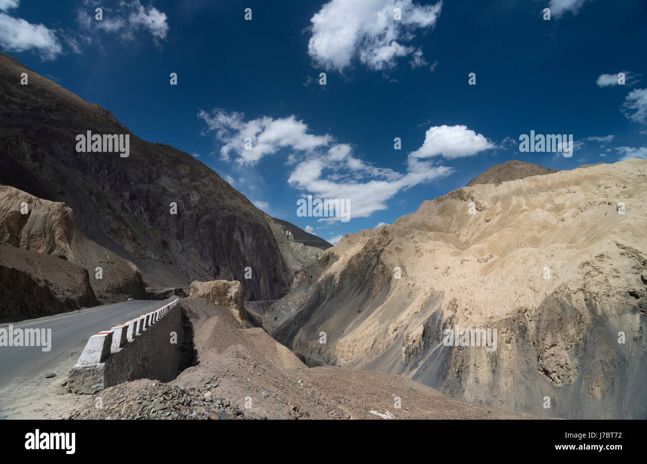 Road through Moonland Stock Photo - Alamy