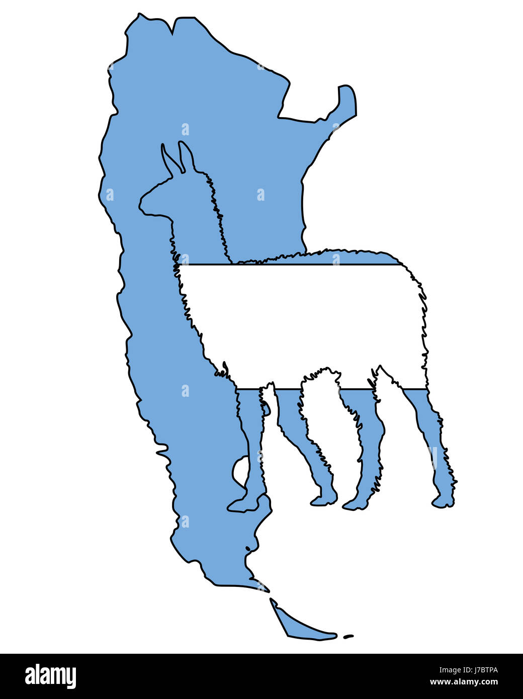 Lama Cut Out Stock Images & Pictures - Alamy