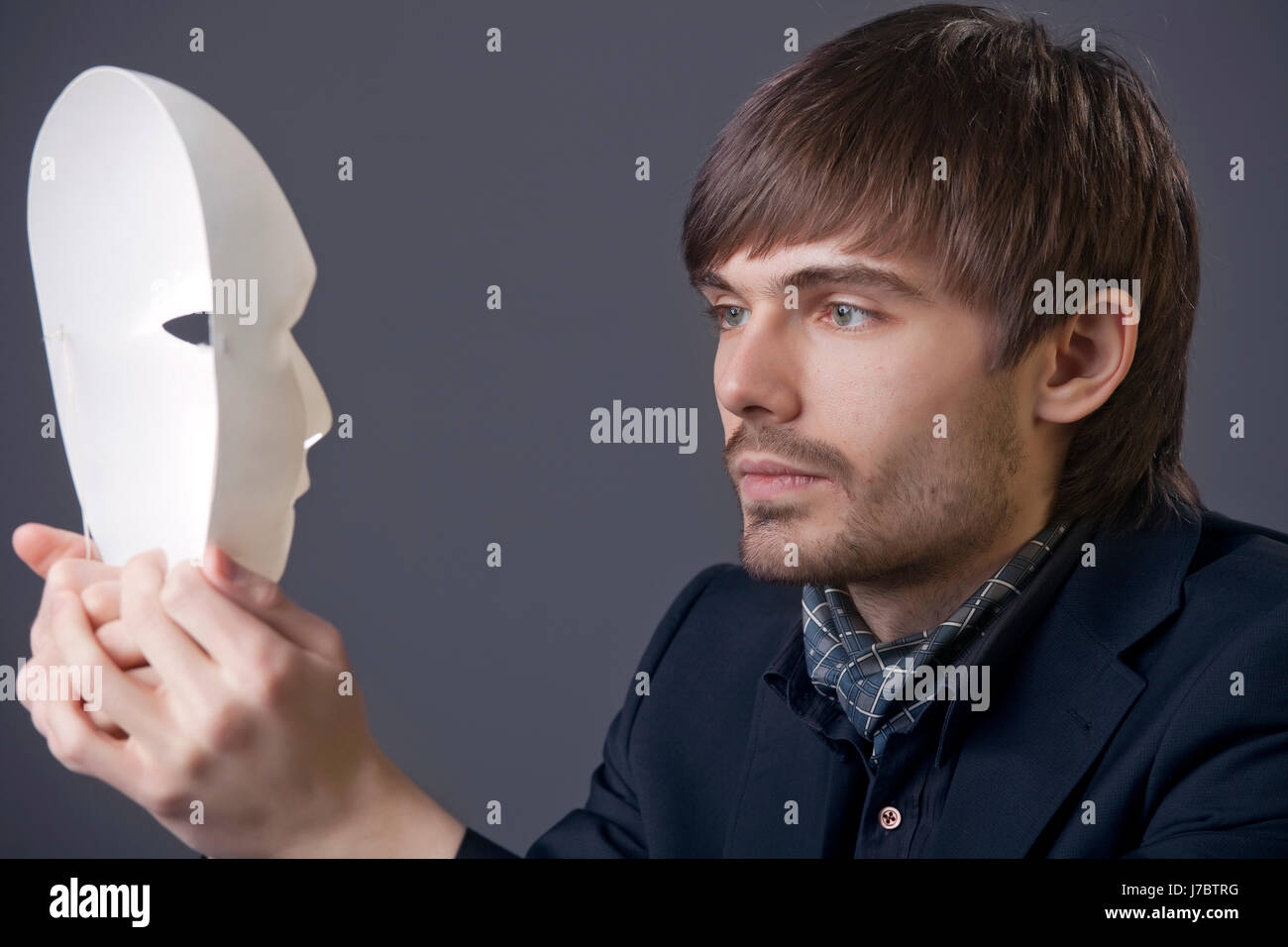 sad depression mask emotion disguise photo model model man hand hands ...