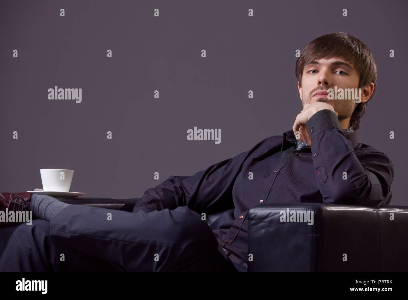 male masculine expression arrogant disguise man proud pride cup hand ...