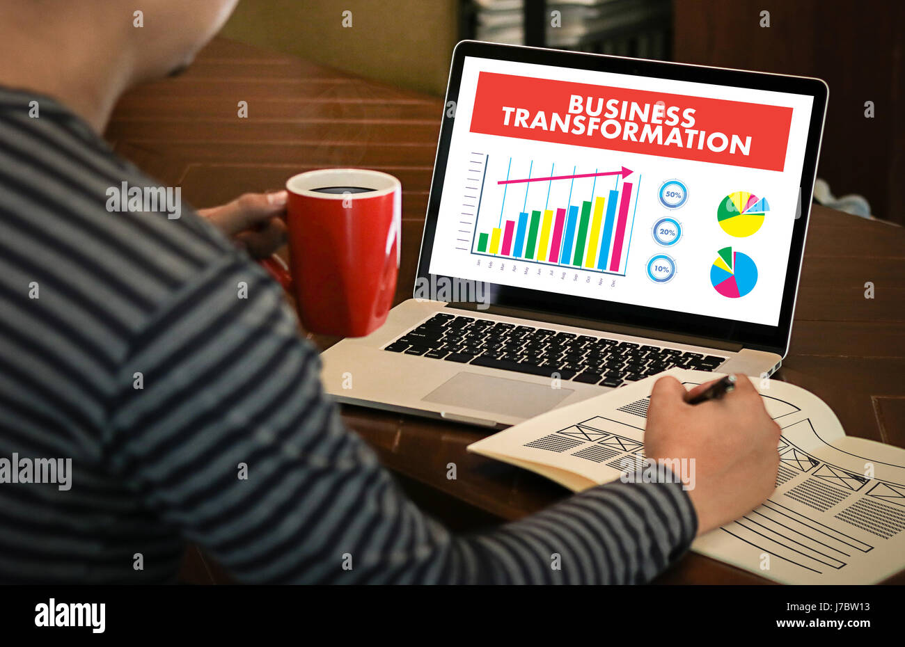 Digital Business Transformation Hi Tech Technological Digital And