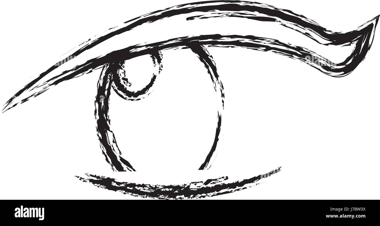 Human Eye Vector Sketch High Resolution Stock Photography and Images ...