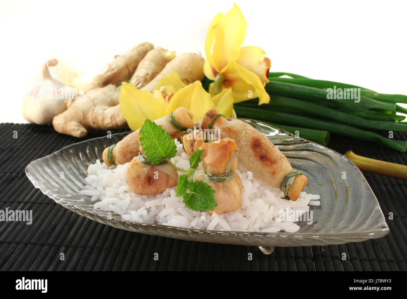 fish vegetable shrimps thai specialties green fish asiatic vegetable ...