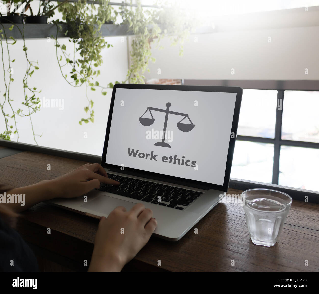 Work ethics Justice Law Order Legal working Professional Stock Photo ...