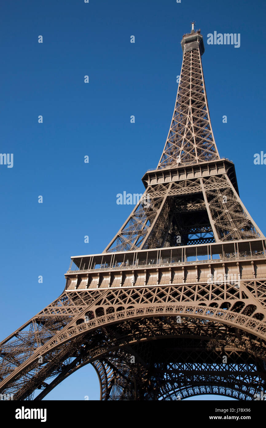 structure eiffel tower paris france landmark europe building ...