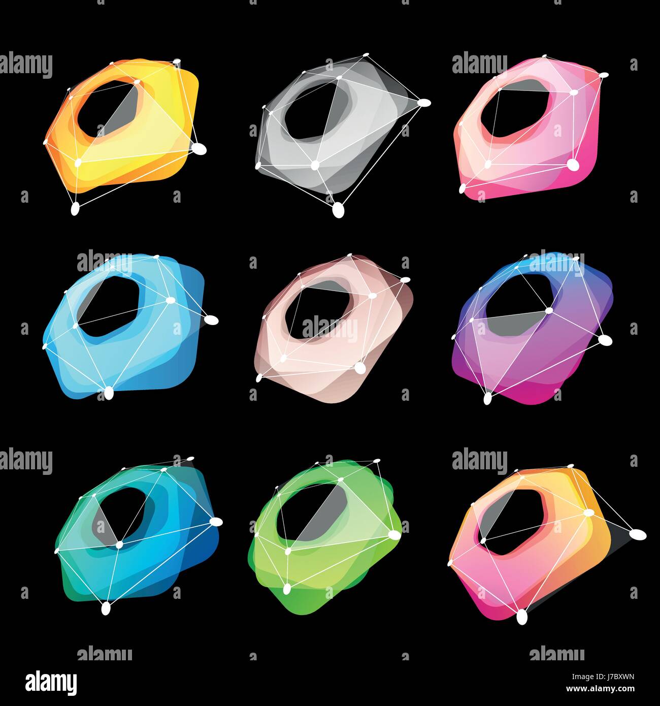 Abstract shape shapes Stock Vector Images - Alamy