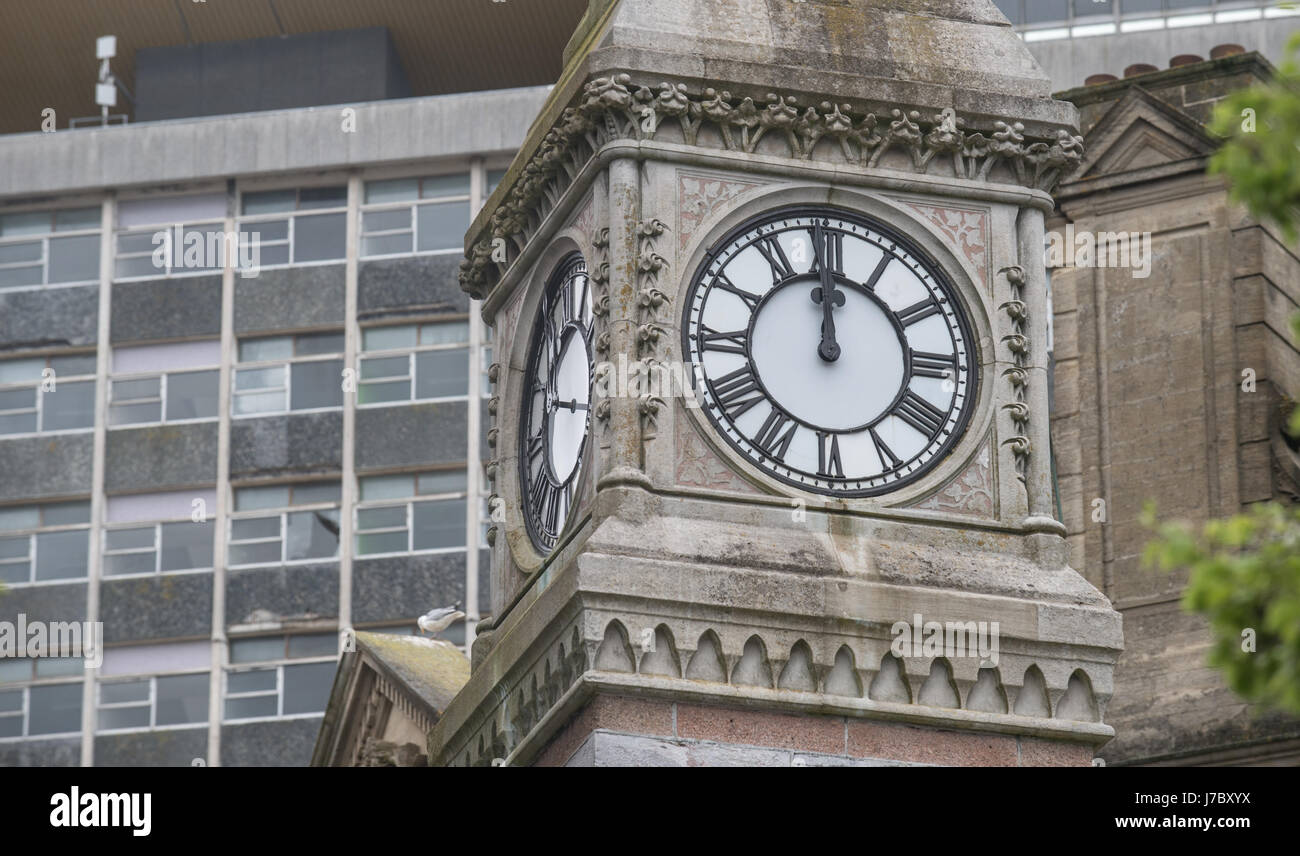 Copyrighted Image by Paul Slater/PSI - Derry's Cross Clock Plymouth ...