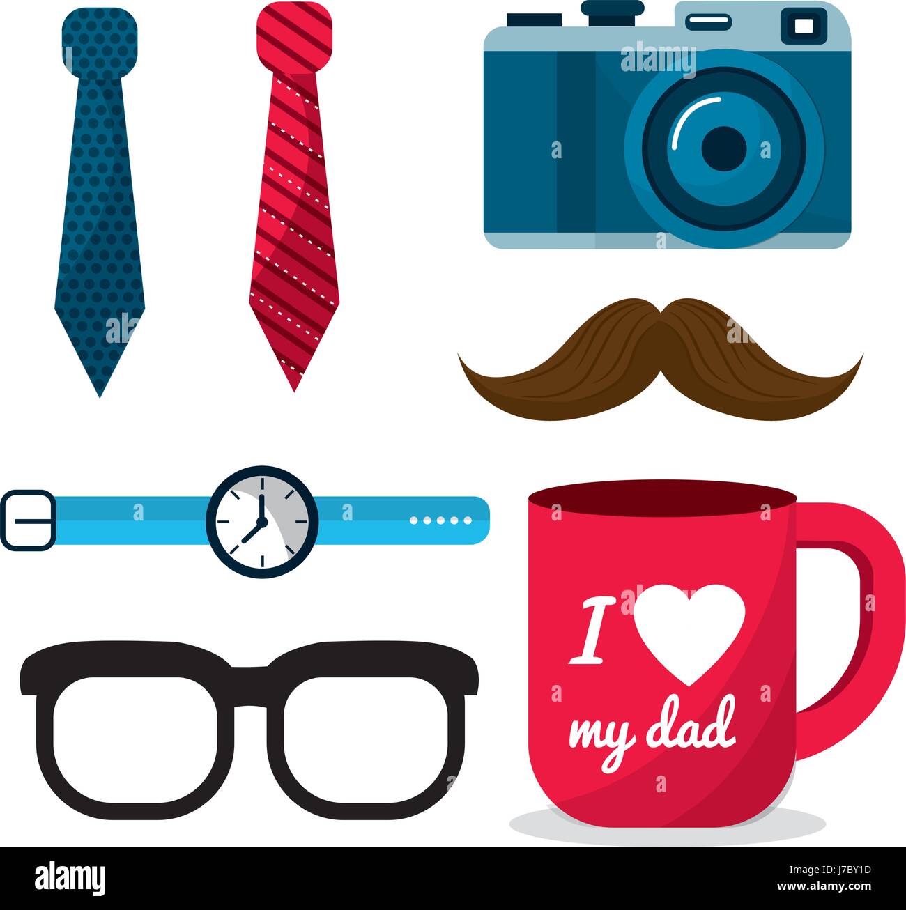 set of father things usually to use Stock Vector Image & Art - Alamy