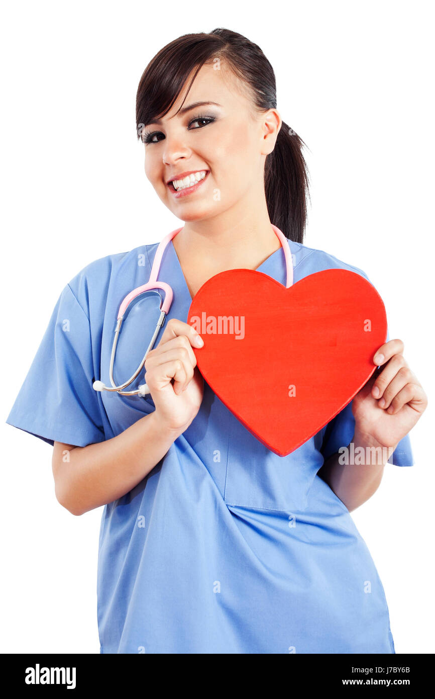 woman female love in love fell in love nurse cardiology heart healthy ...