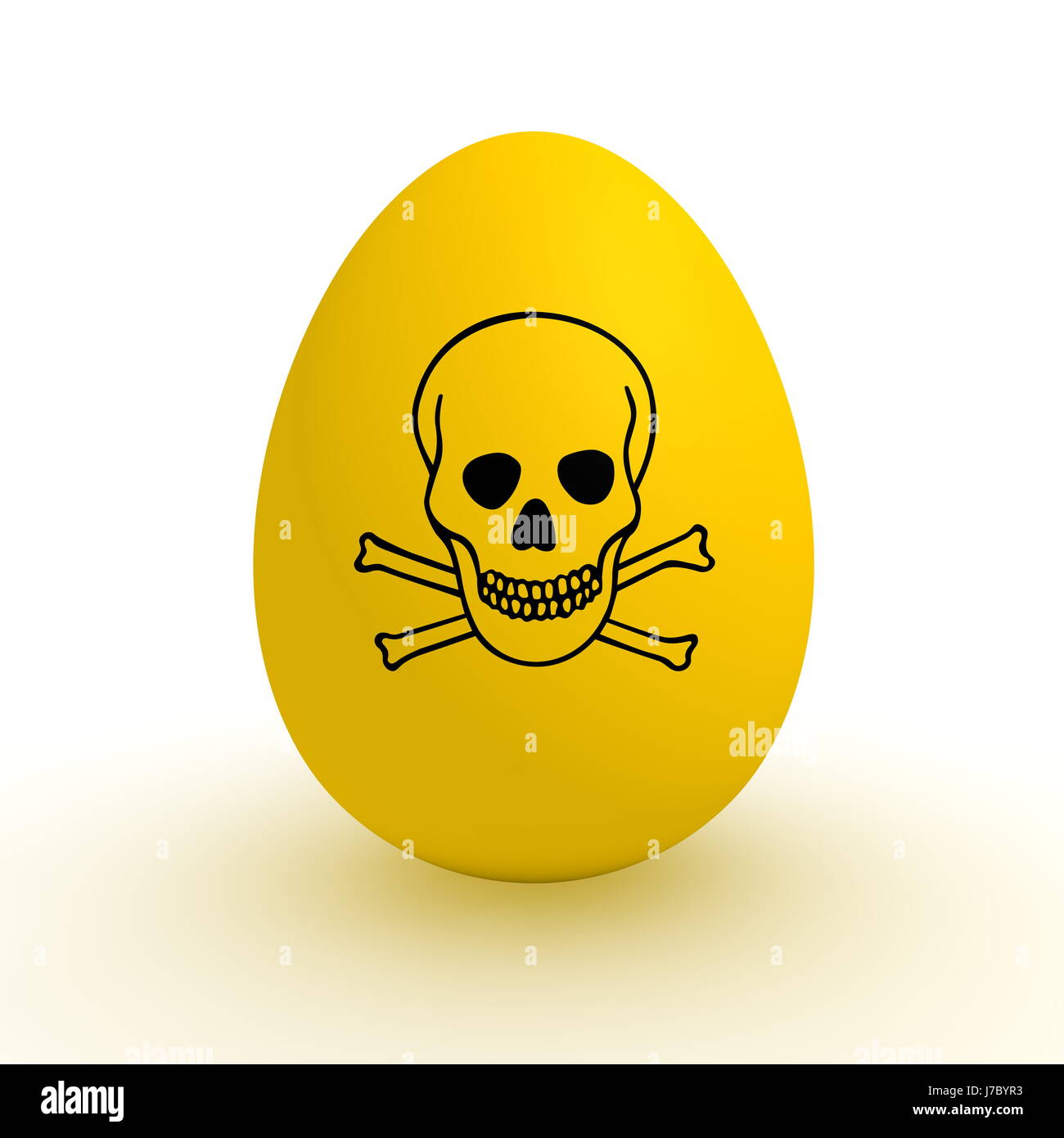 skull poison egg warning sign polluted pictogram symbol pictograph ...