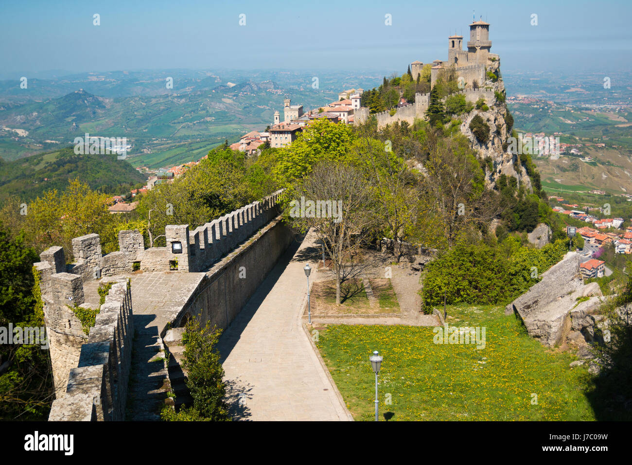 The Guaita fortress is the oldest and the most famous tower on San ...