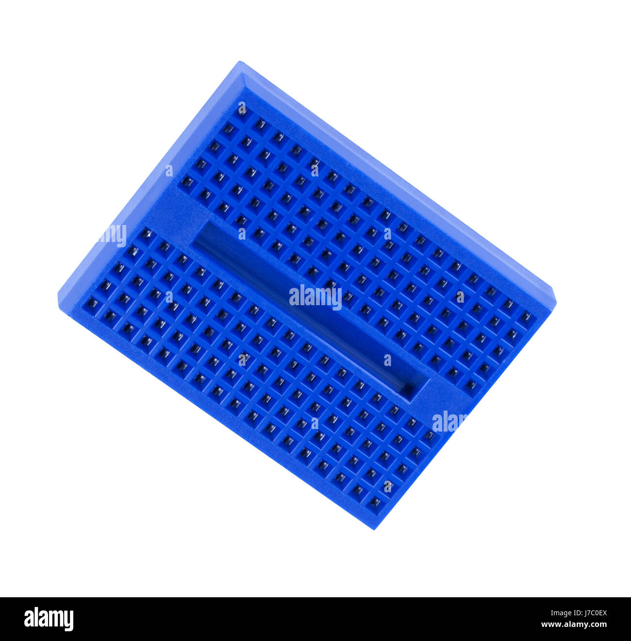 Mini Solderless Prototype Breadboard isolated Stock Photo - Alamy