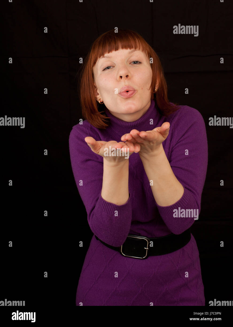 woman adult kiss adults kisses young younger woman blue humans human ...