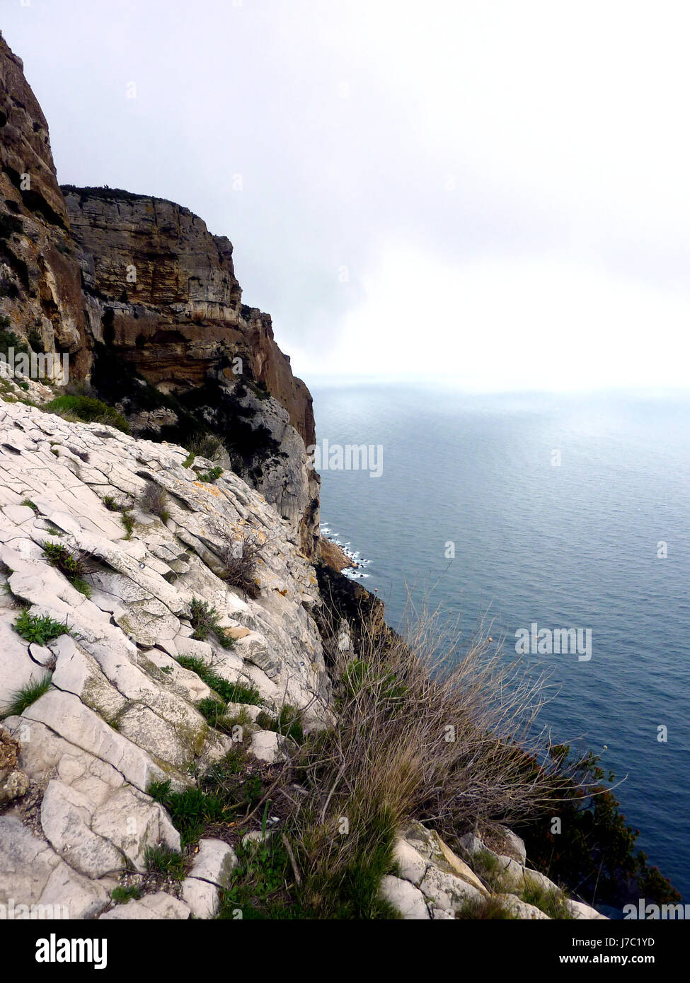 rock france cliff altitude salt water sea ocean water mountain hight ...