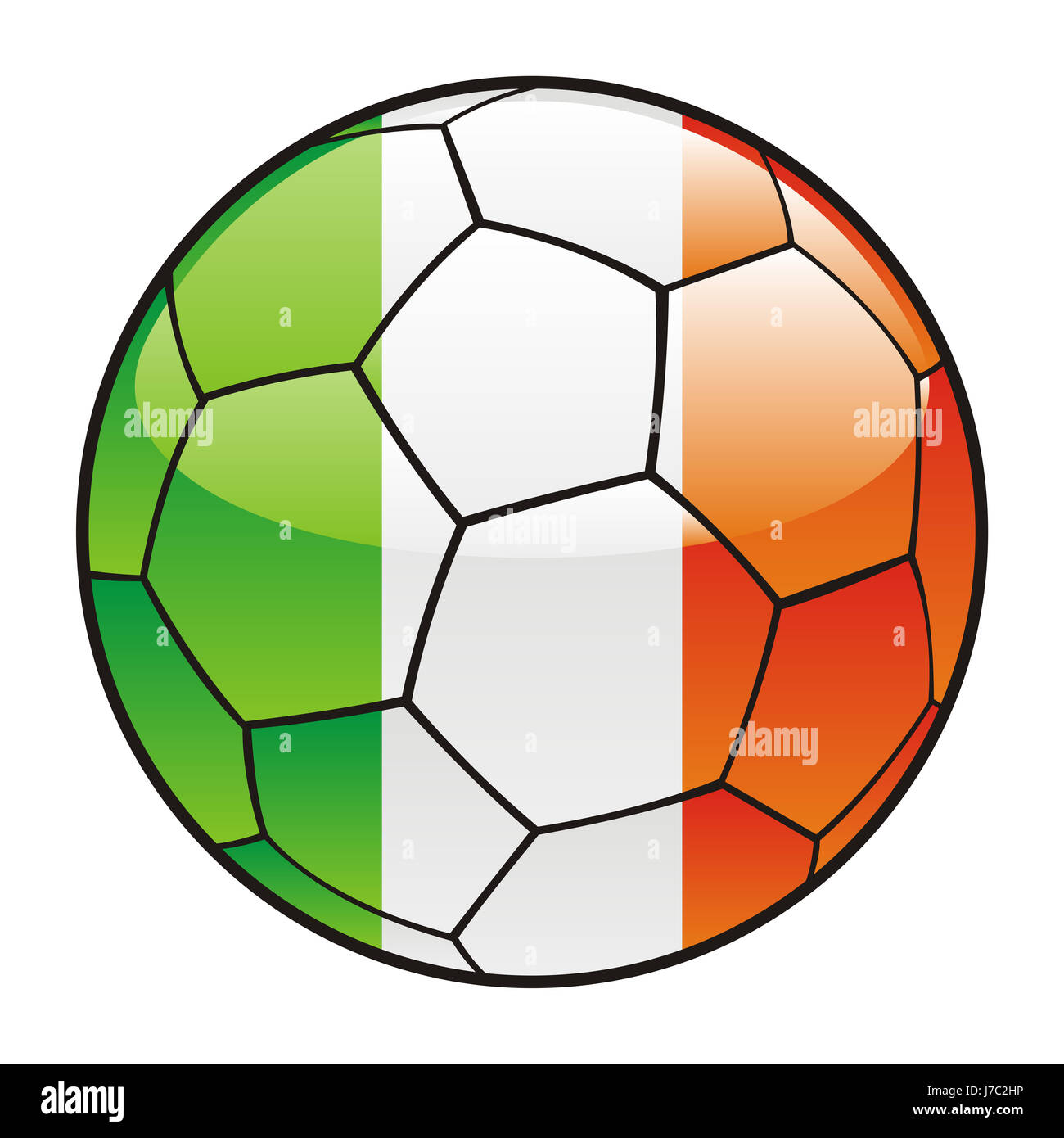 ball illustration flag ireland vector sport sports soccer football ...