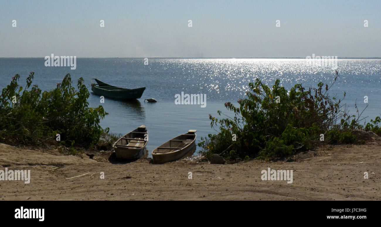 cameroon salt water sea ocean water blue green africa bushes three ...