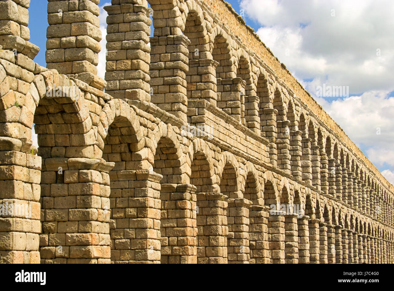 bridge spain Rome roma roman aqueduct conduit blue historical stone ...