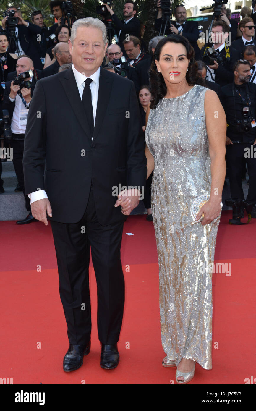 70th Cannes Film Festival 2017, Red carpet Cannes 70. Pictured: Al Gore ...