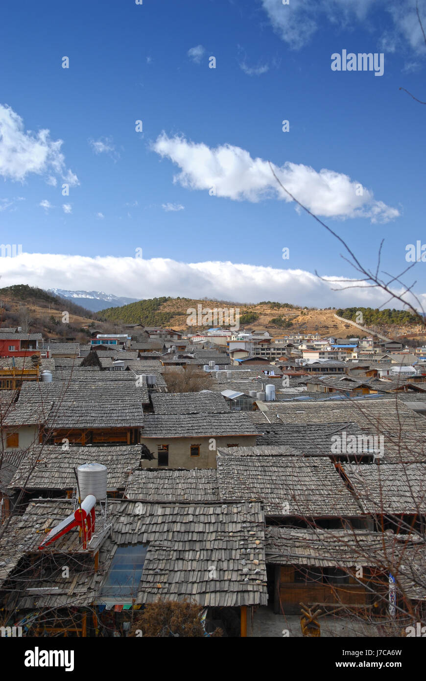 city town asia tibet china himalayas belief city town mountains asia ...