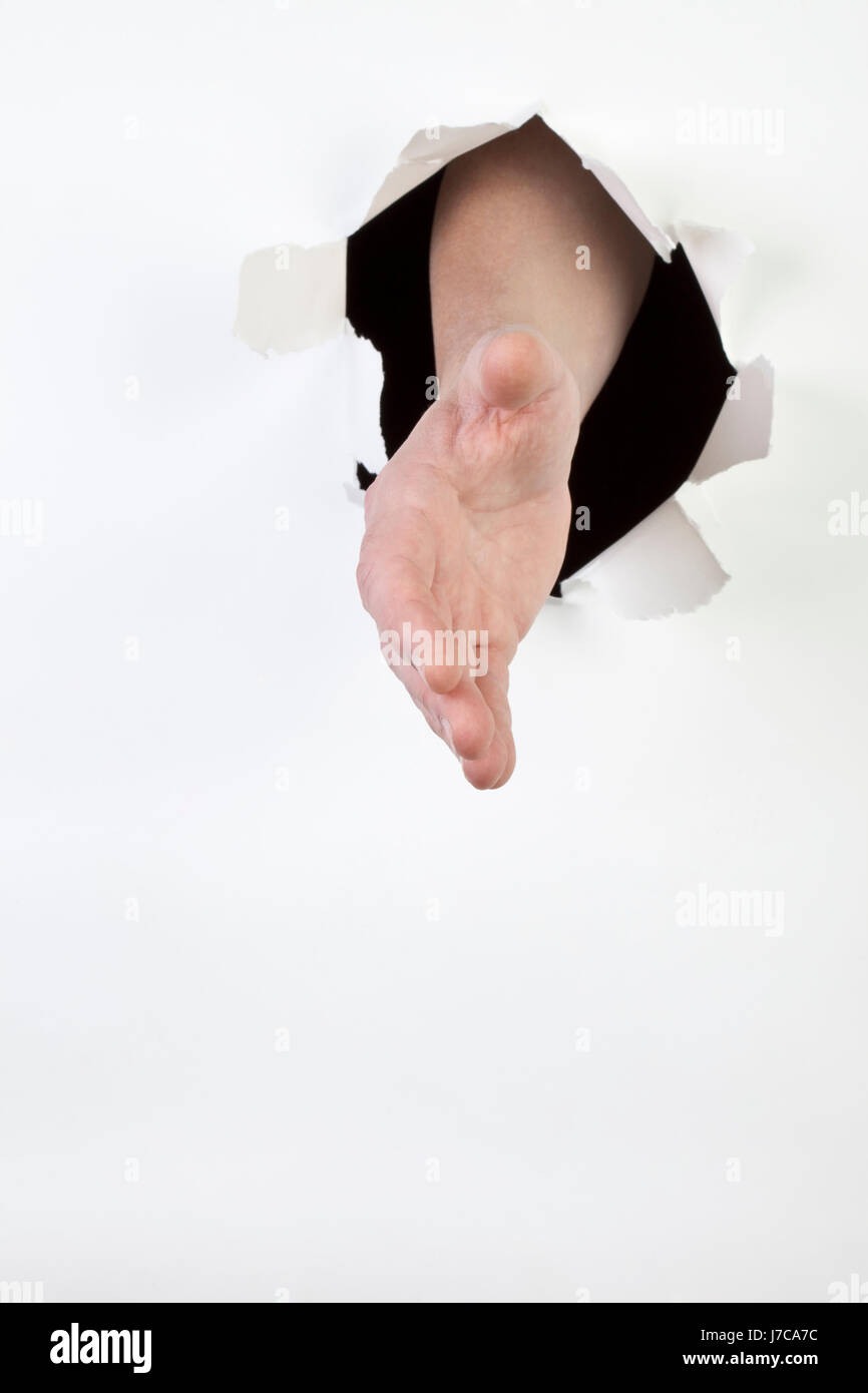 hand breakthrough hole give pictogram symbol pictograph trade symbol ...