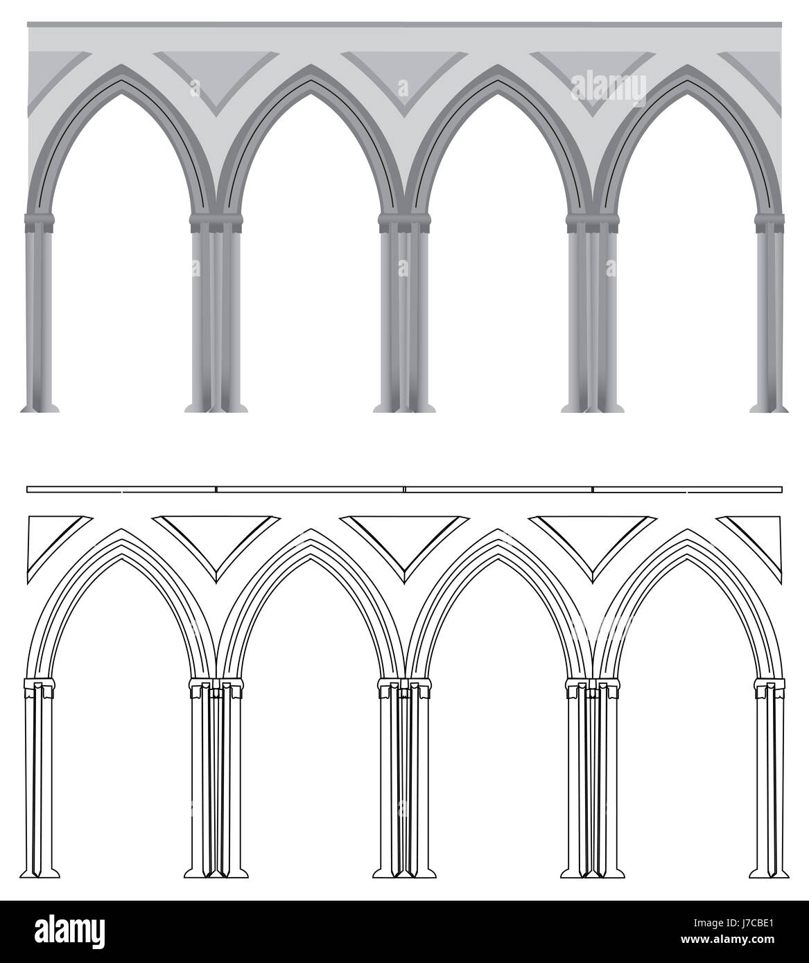 cathedral arch greek Rome roma style of construction architecture ...