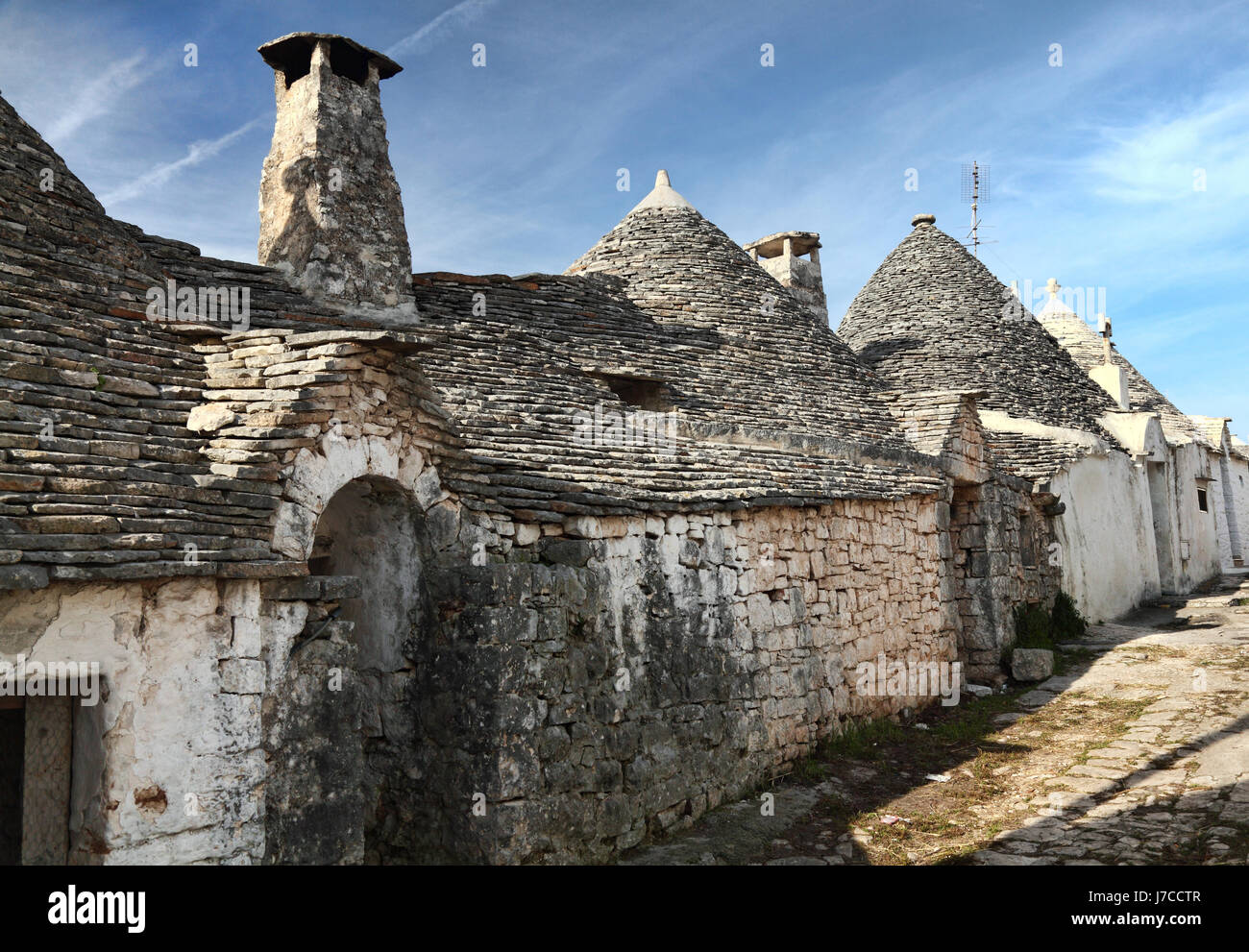 traditional italian italy blue house building travel architectural ...