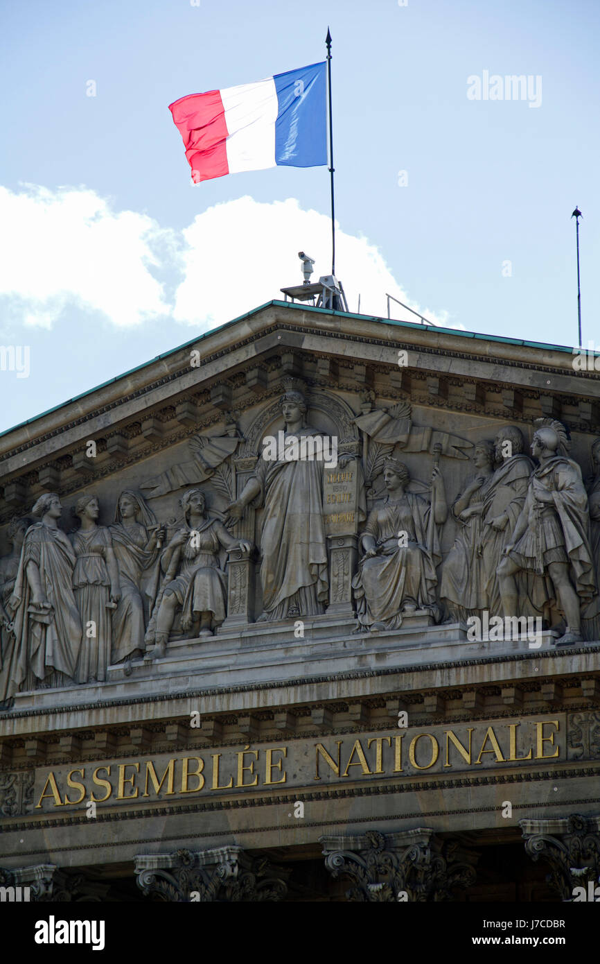 paris france national assembly paris france parliament flag politics ...