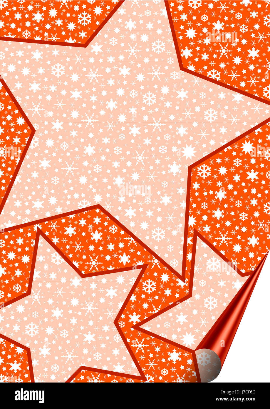 transparent stars and rolled corner Stock Photo - Alamy