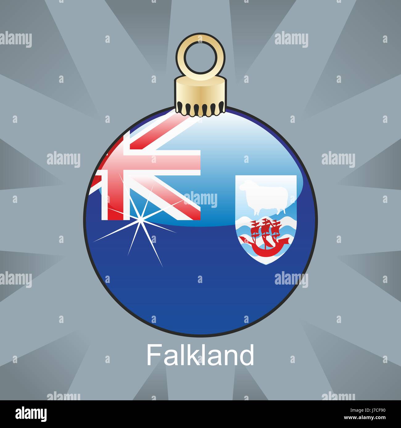 america illustration christmas icon xmas x-mas bulb colour winter ...