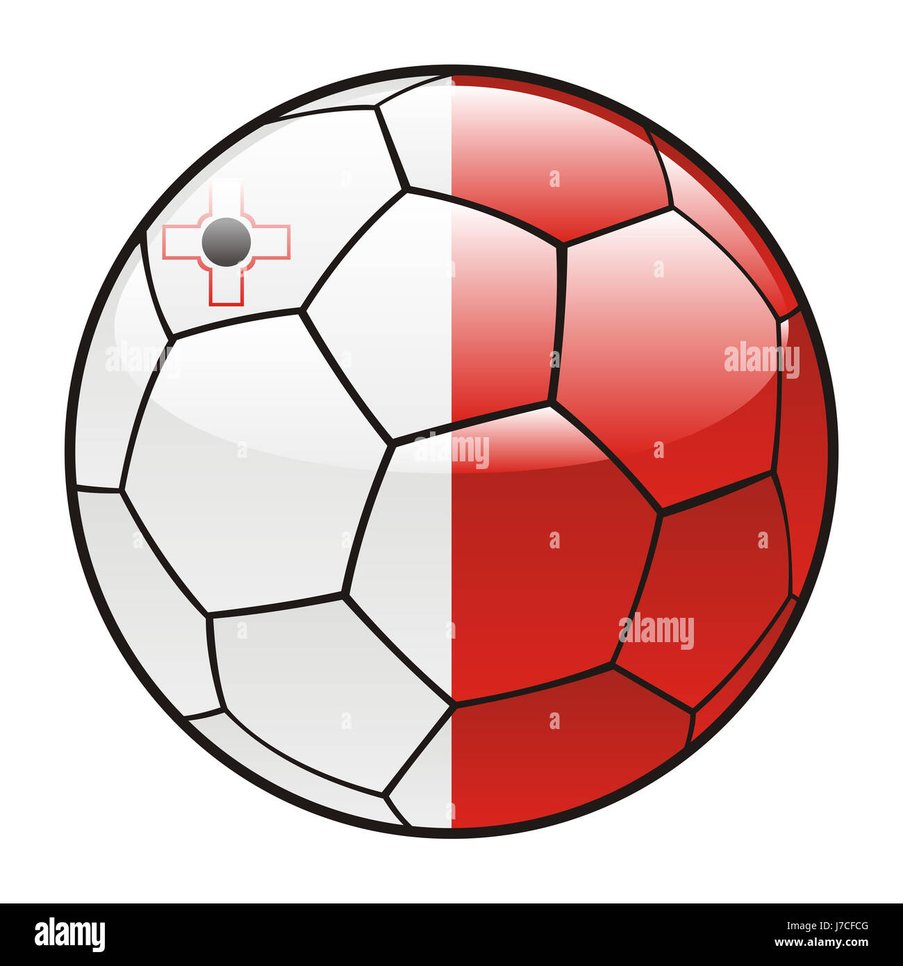Malta flag soccer ball football High Resolution Stock Photography and ...