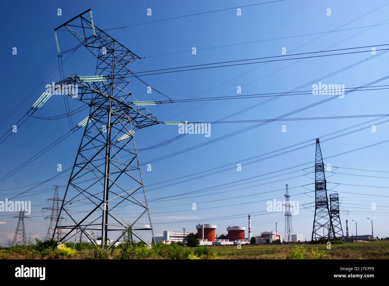 station industrial energy power electricity electric power style of ...