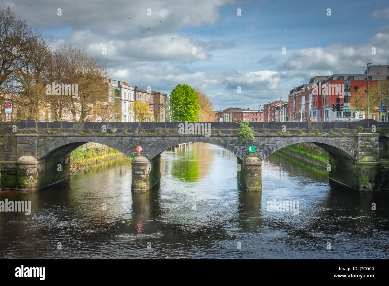 One of the old stone bridges in Limerick city, Ireland Stock Photo - Alamy